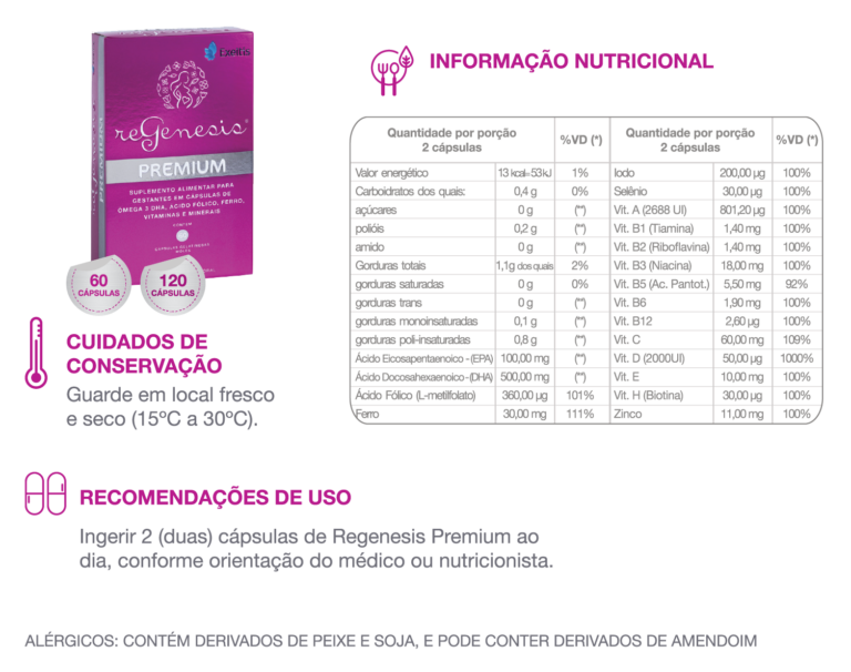 Regenesis - Linha Completa - Mulher e Gestação